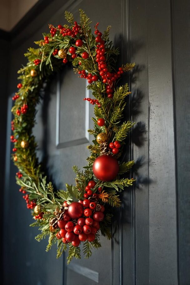 Weihnachtsdeko in Rot und Gold: klassische Farbkombination für ...